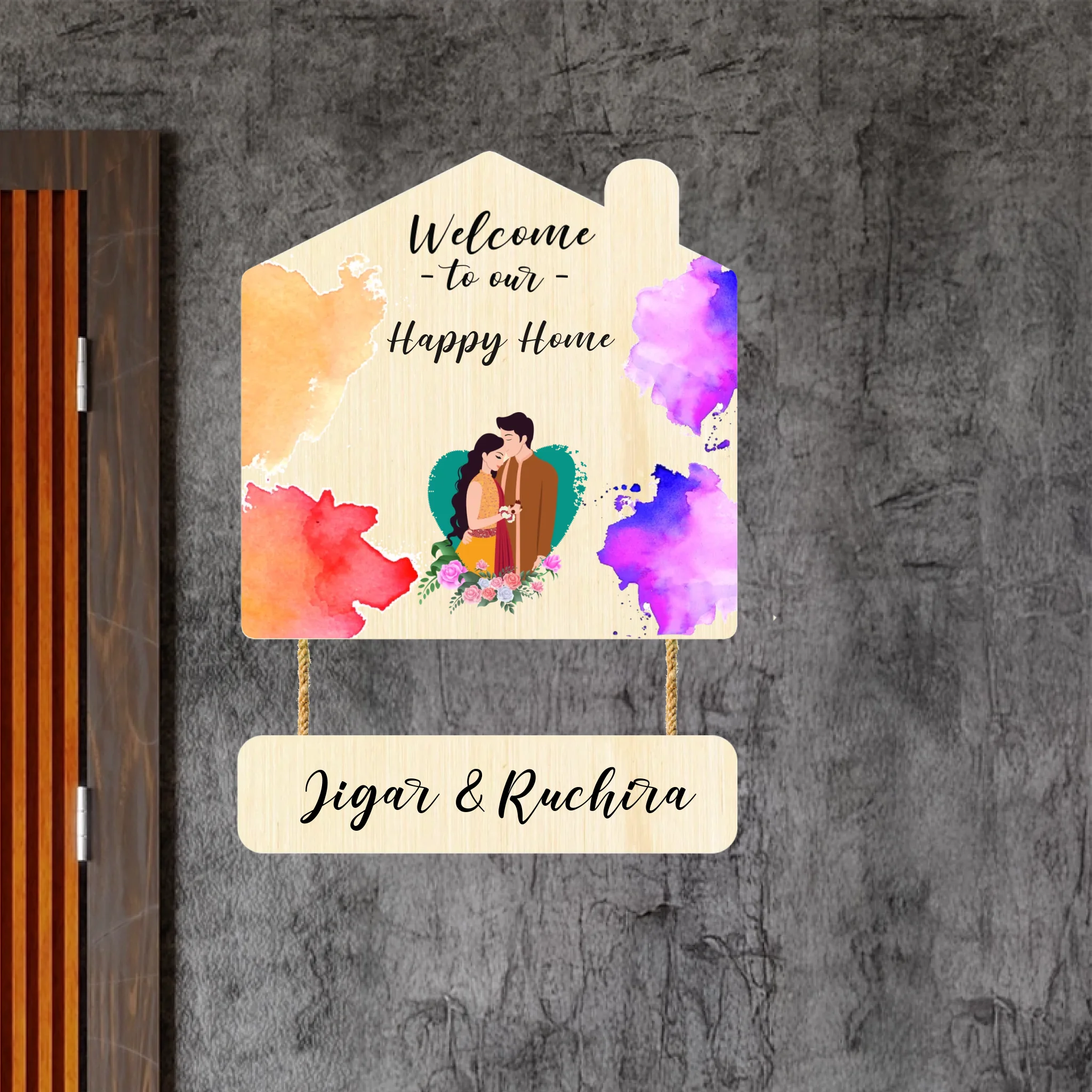 Natural Theme Hut Name Plate – Gaviksha